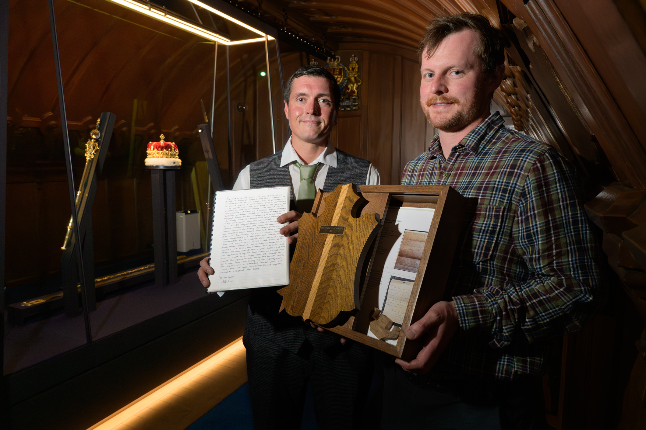 Historic notes written 150 years apart return to Edinburgh Castle’s ...