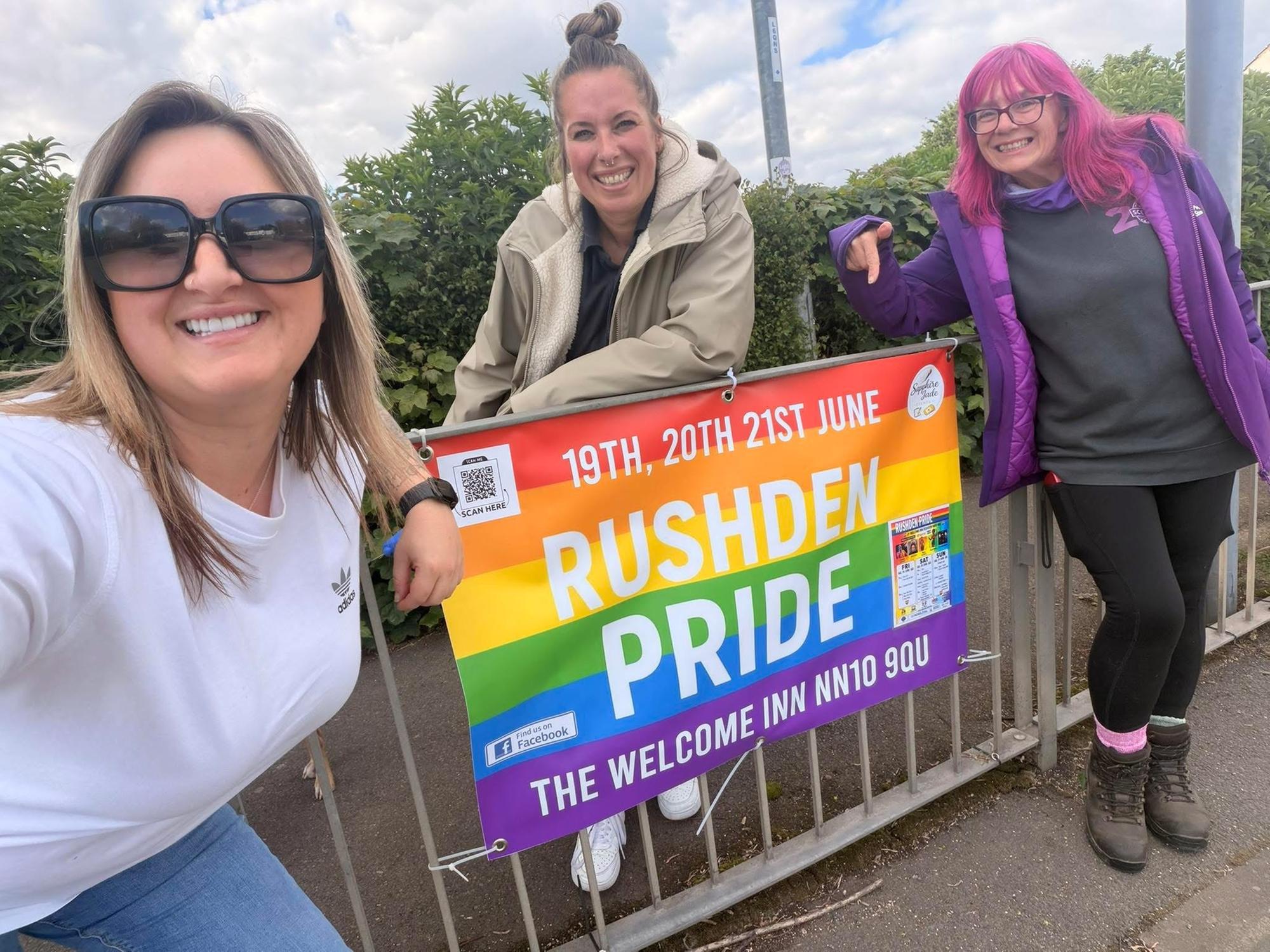Rushden Pride banner removed from prominent spot in town park