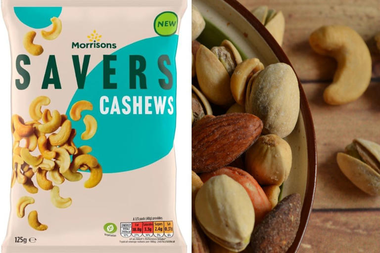 Morrisons recalling packets of cashew nuts as they may contain glass ...