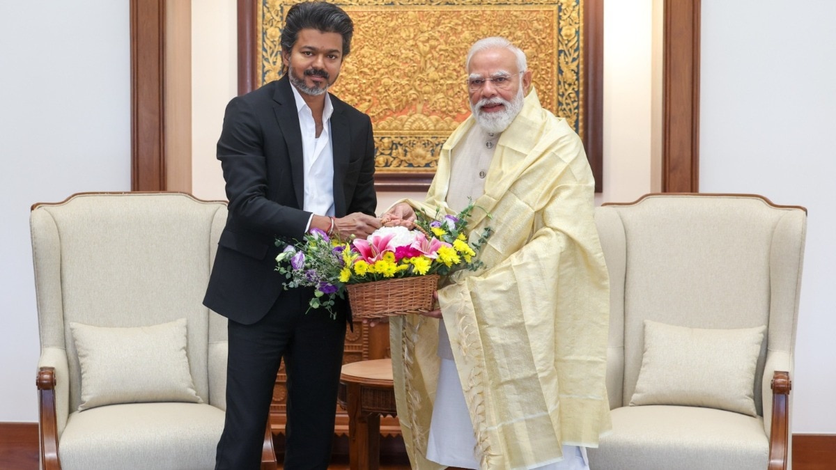 Tamil Nadu CM Vijay meets PM Modi in Delhi after 12 years, talks last ...