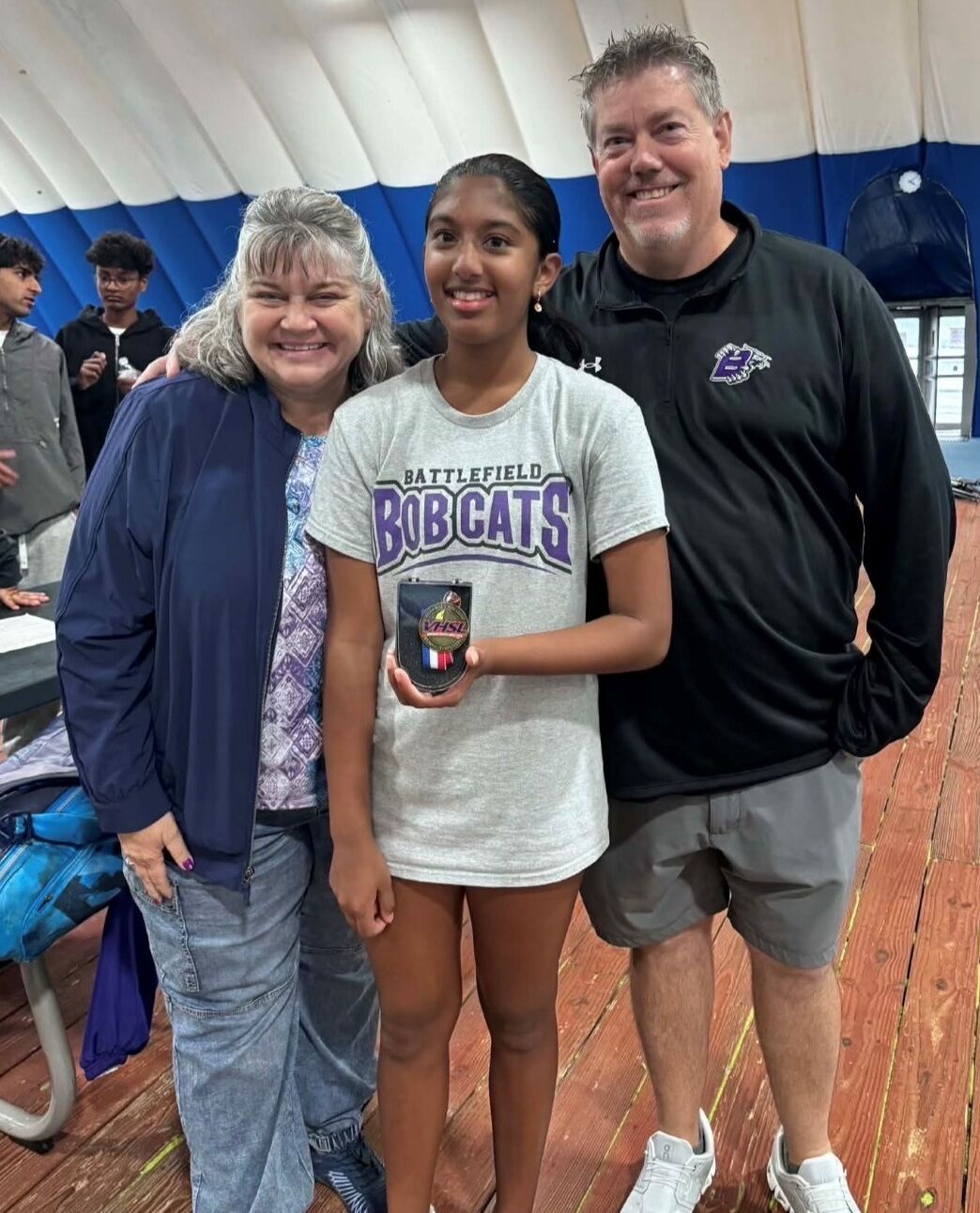 Shenaya Fernando maintains Battlefield's dominance in girls tennis