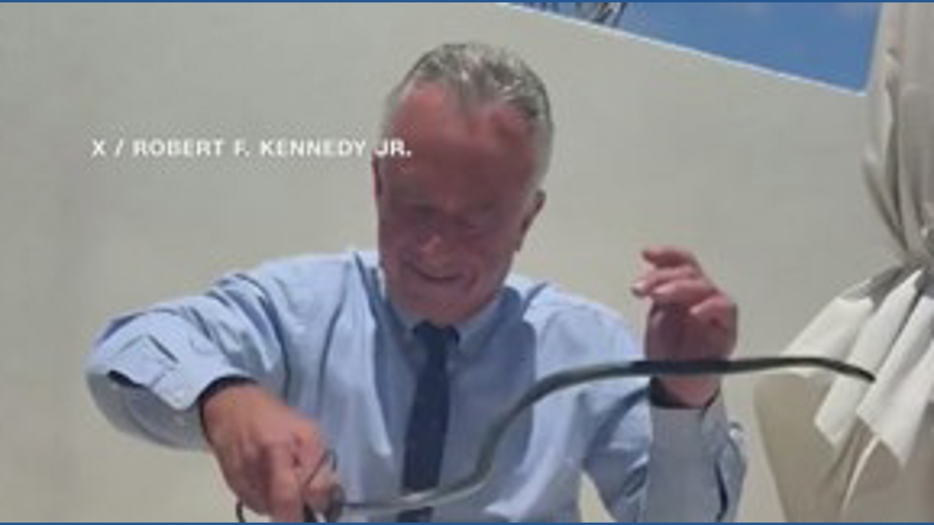 RFK Jr. seen handling 2 snakes in video