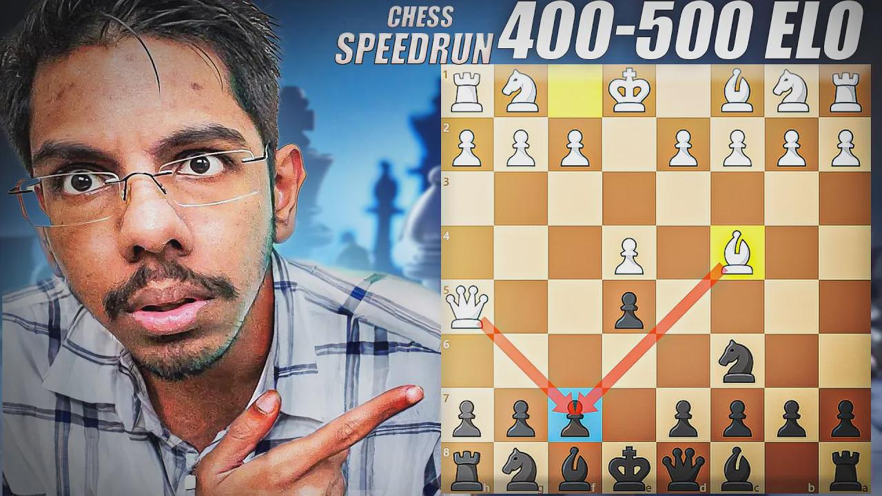 Punish queen attacks | Chess rating climb 400 to 500 ELO