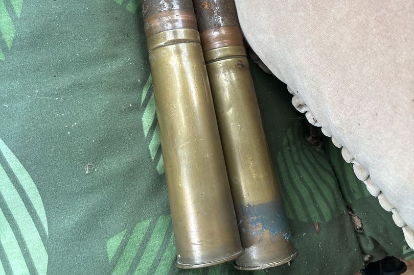 I was forced to call the bomb squad after finding WW1 shells lurking in ...