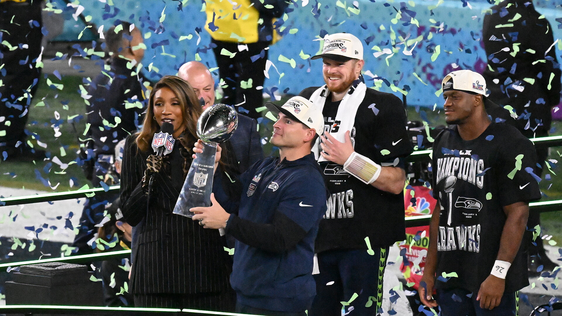 Mike Macdonald wants Seahawks to "run it forward" instead of running it ...