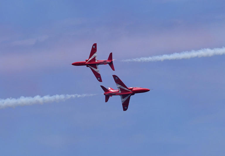 Red Arrows to fly with fewer aircraft after full summer display ...