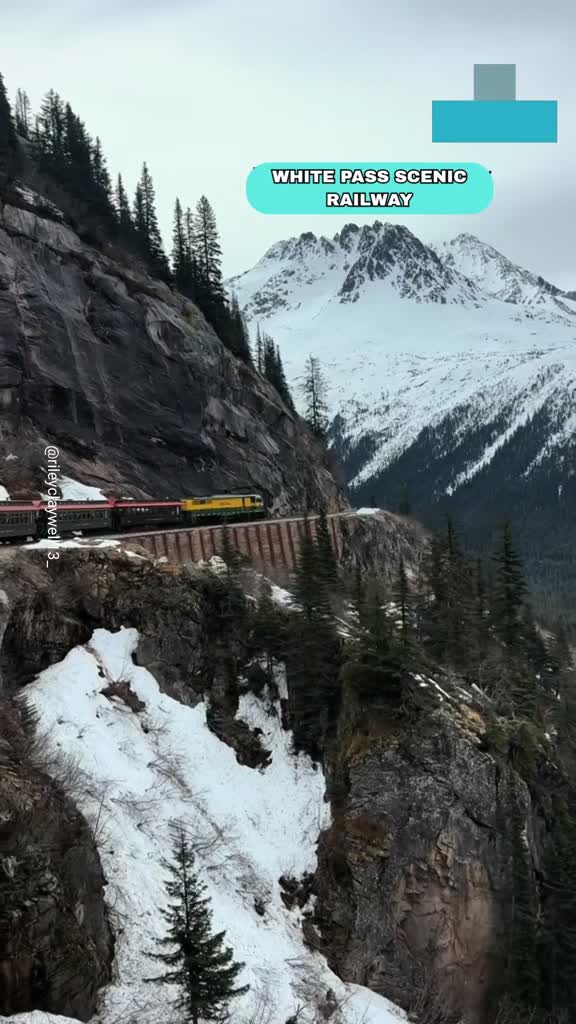 Scenic Alaska train ride leaves travellers speechless