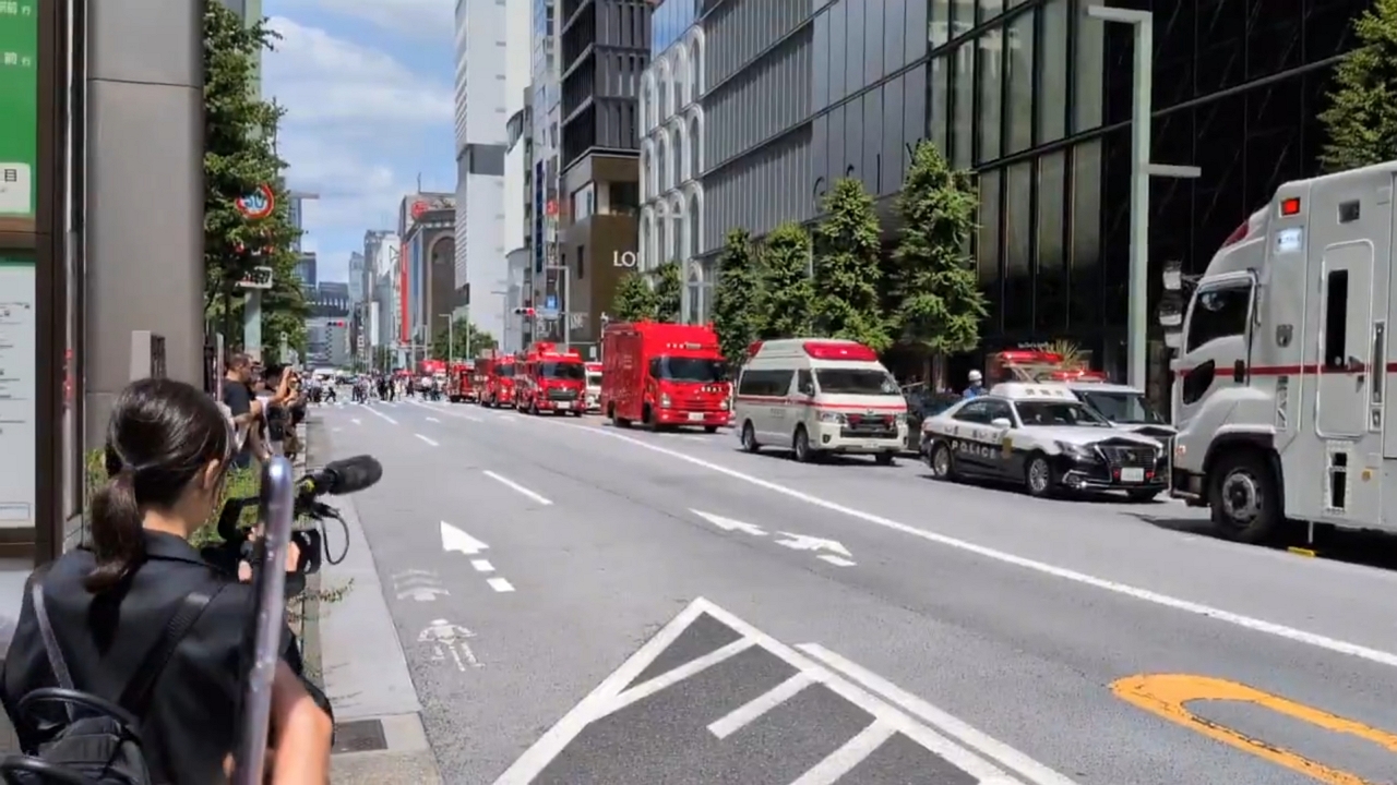 Emergency chaos at Ginza SIX over mysterious foul odor