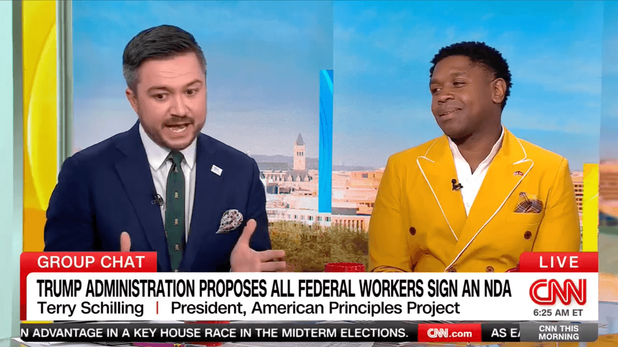 CNN panel laughs in conservative's face for over-the-top defense of Trump