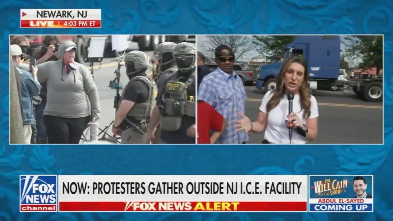 Fox News reporter confronted in Newark protest