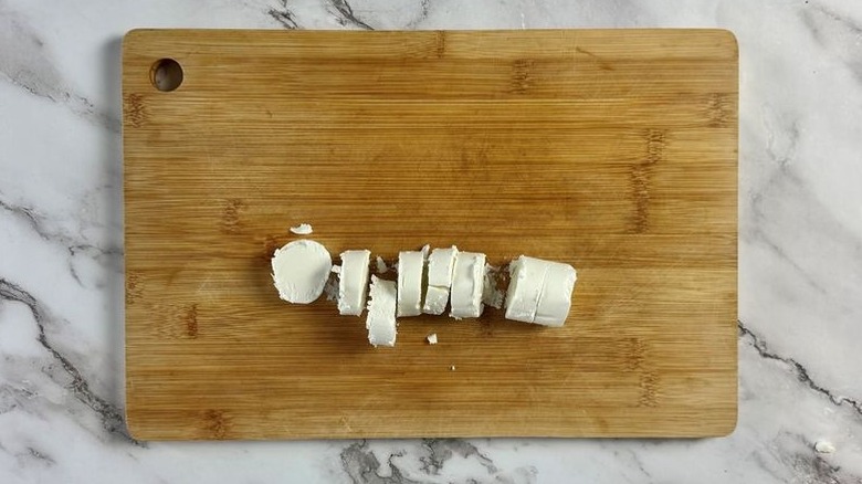 Panko-breaded goat cheese and crisp apple salad recipe
