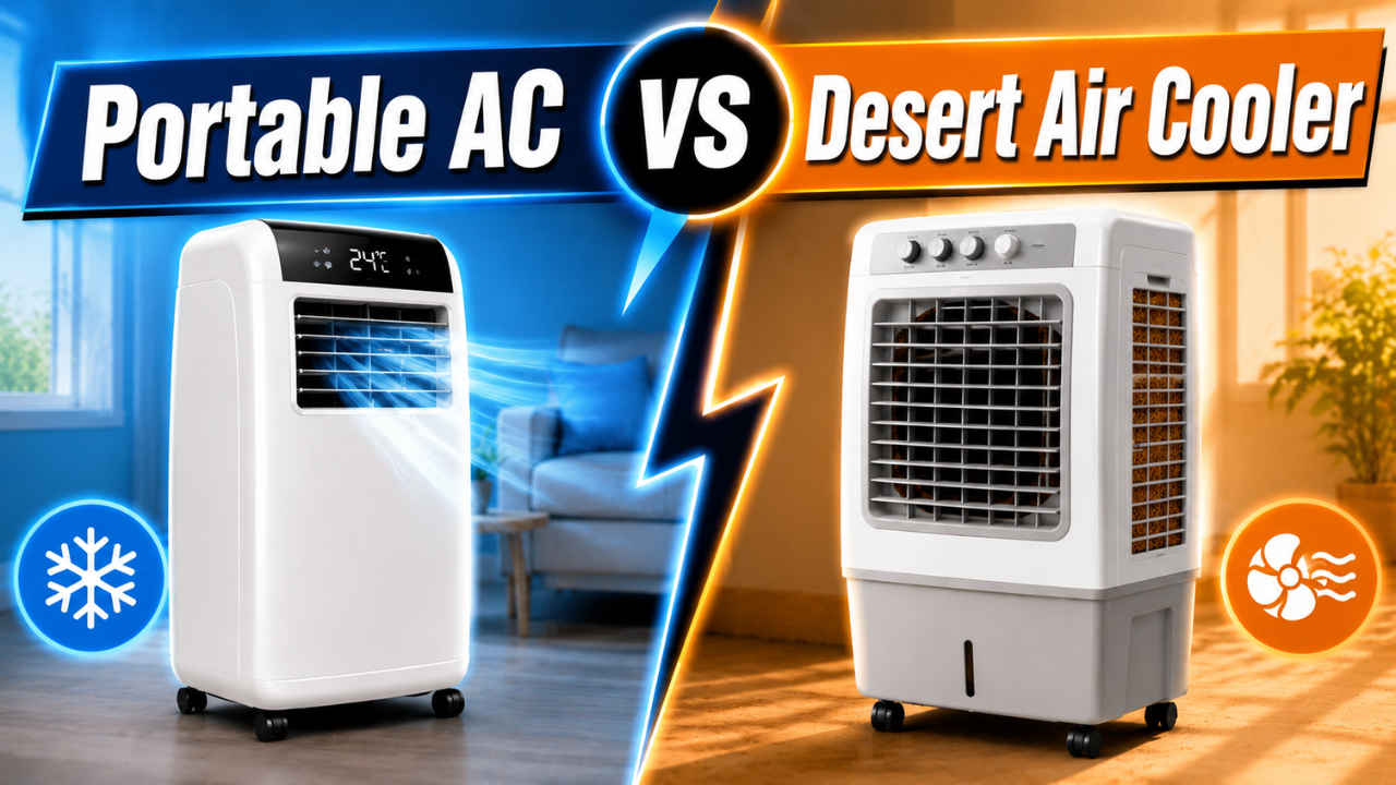 Portable AC vs desert air cooler: From price to energy consumption ...