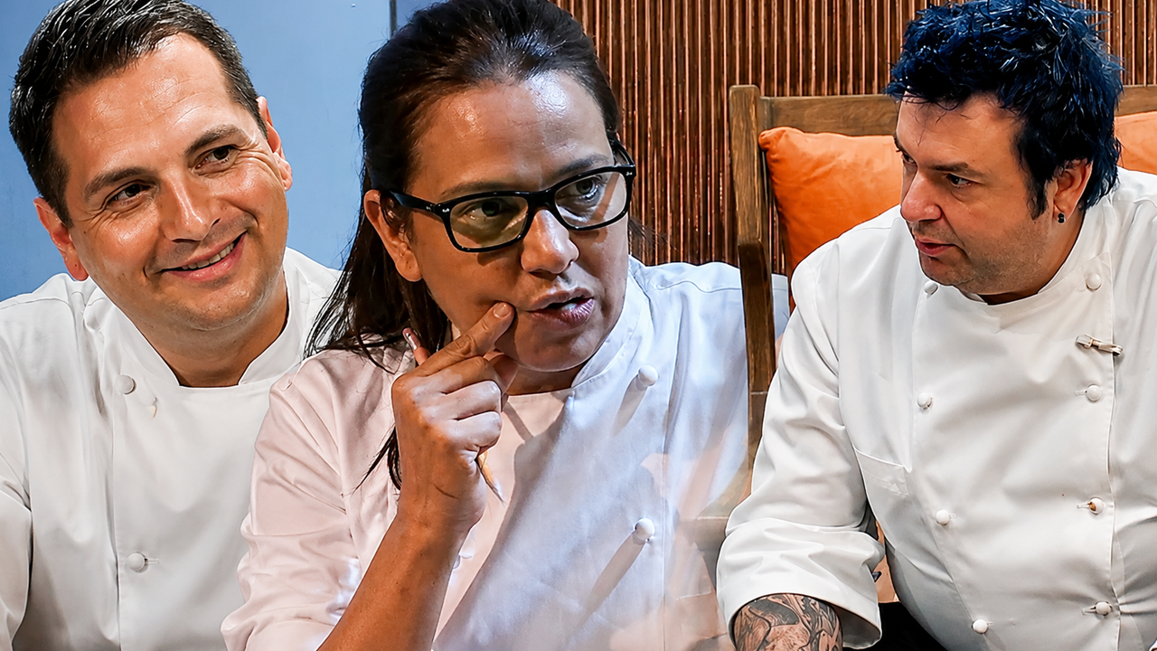 Sous chefs help shape personal tasting menus for the finalists