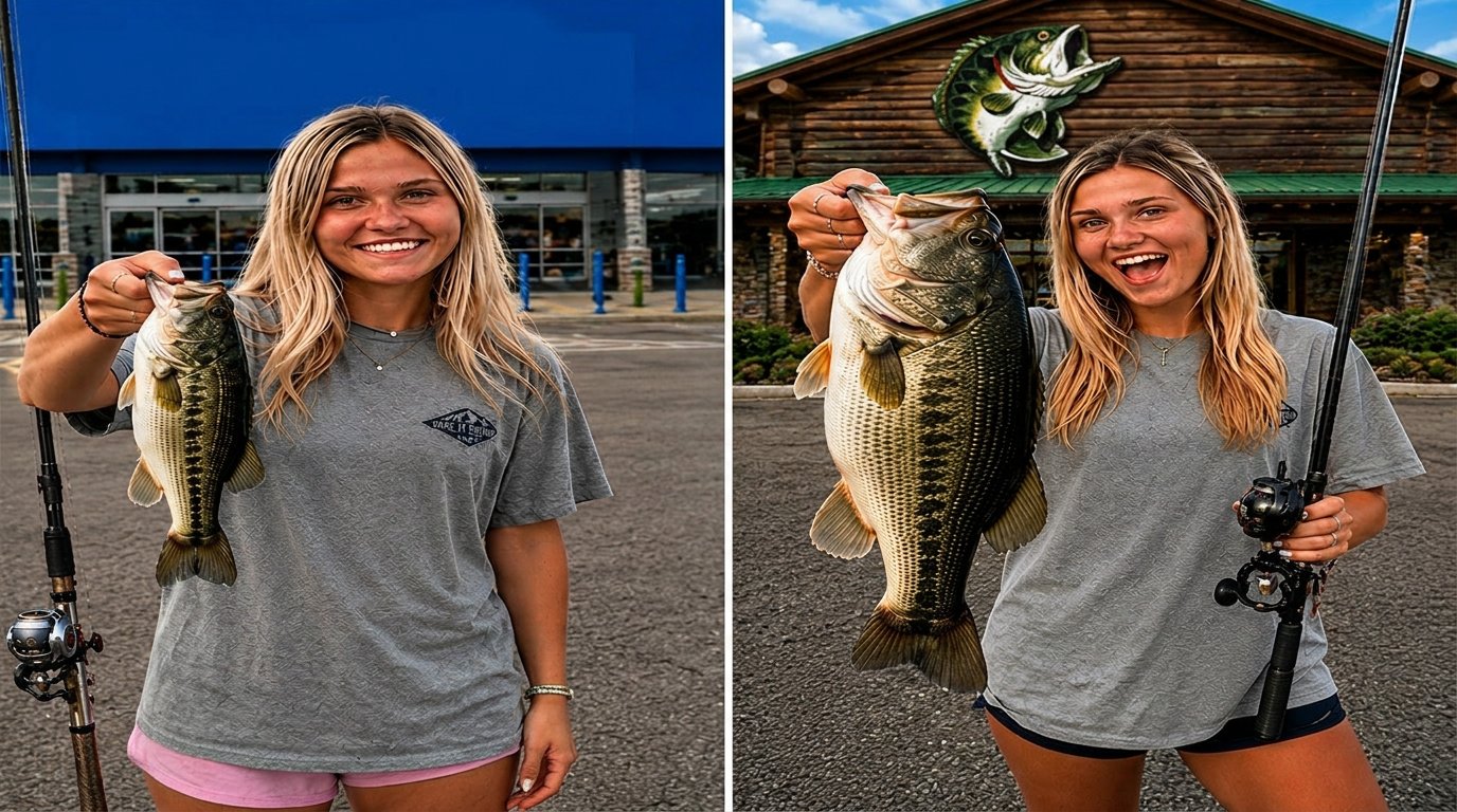 Budget fishing challenge: Walmart vs Bass Pro Shops