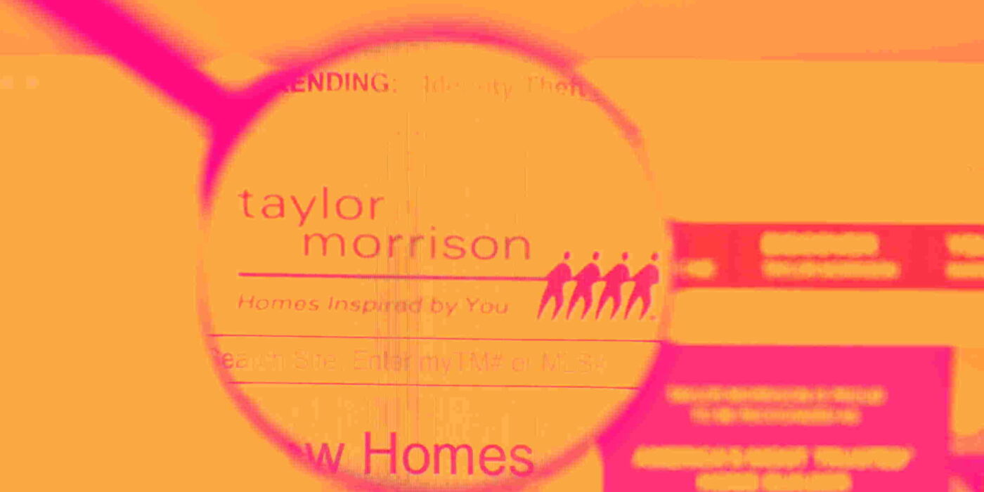 Home builders Q1 earnings: Taylor Morrison Home (NYSE:TMHC) simply the best