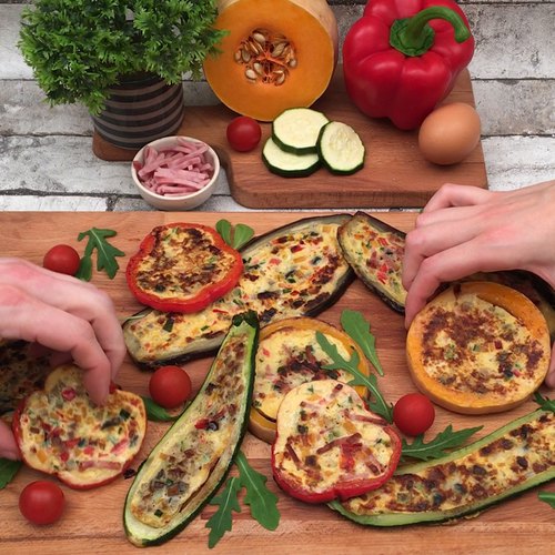 Veggie omelette