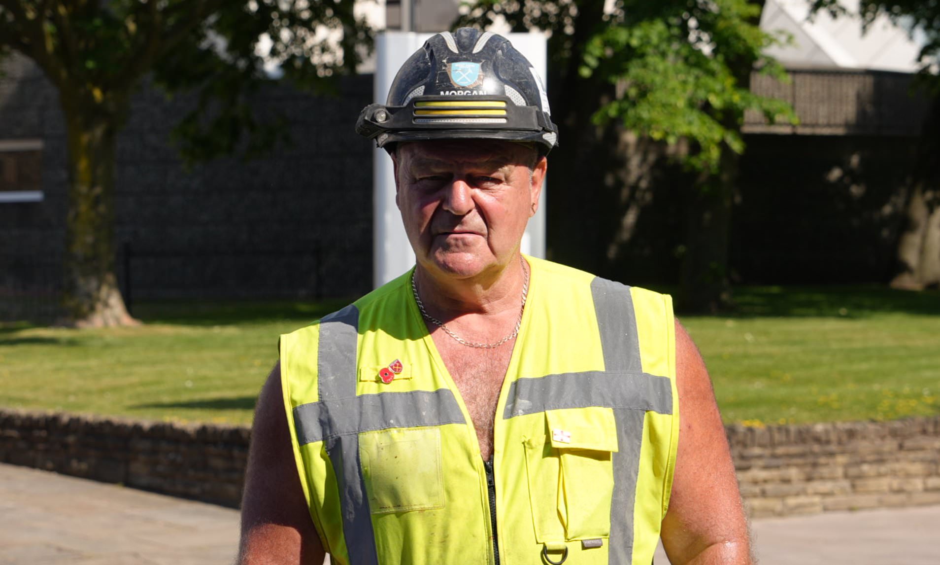 Builder, 62, accused of indecent exposure after working without a shirt ...