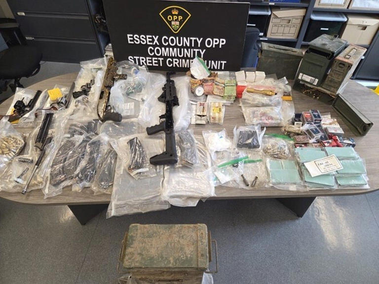 OPP seize firearms, drugs, cash during two-day sweep of Harrow home