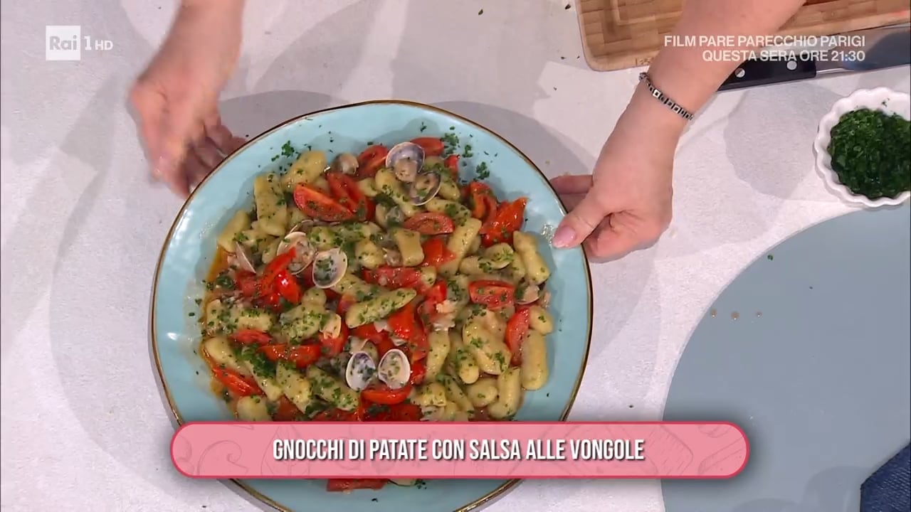 Gnocchi di patate con salsa alle vongole - È sempre mezzogiorno 27/05/2026