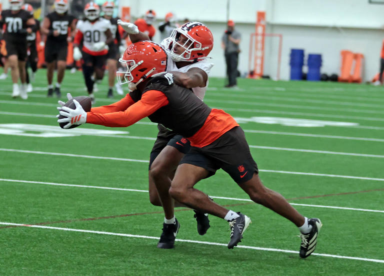 Browns rookie KC Concepcion dealing with drops at OTAs, but context matters