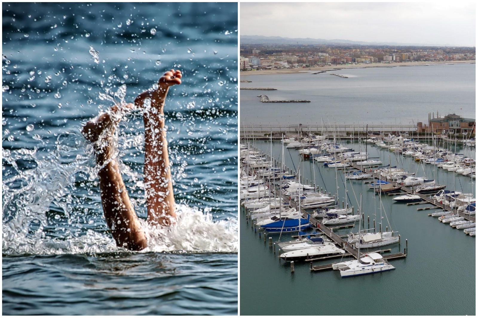 Troppo caldo, fanno il bagno nel porto canale di Rimini: ragazzini multati