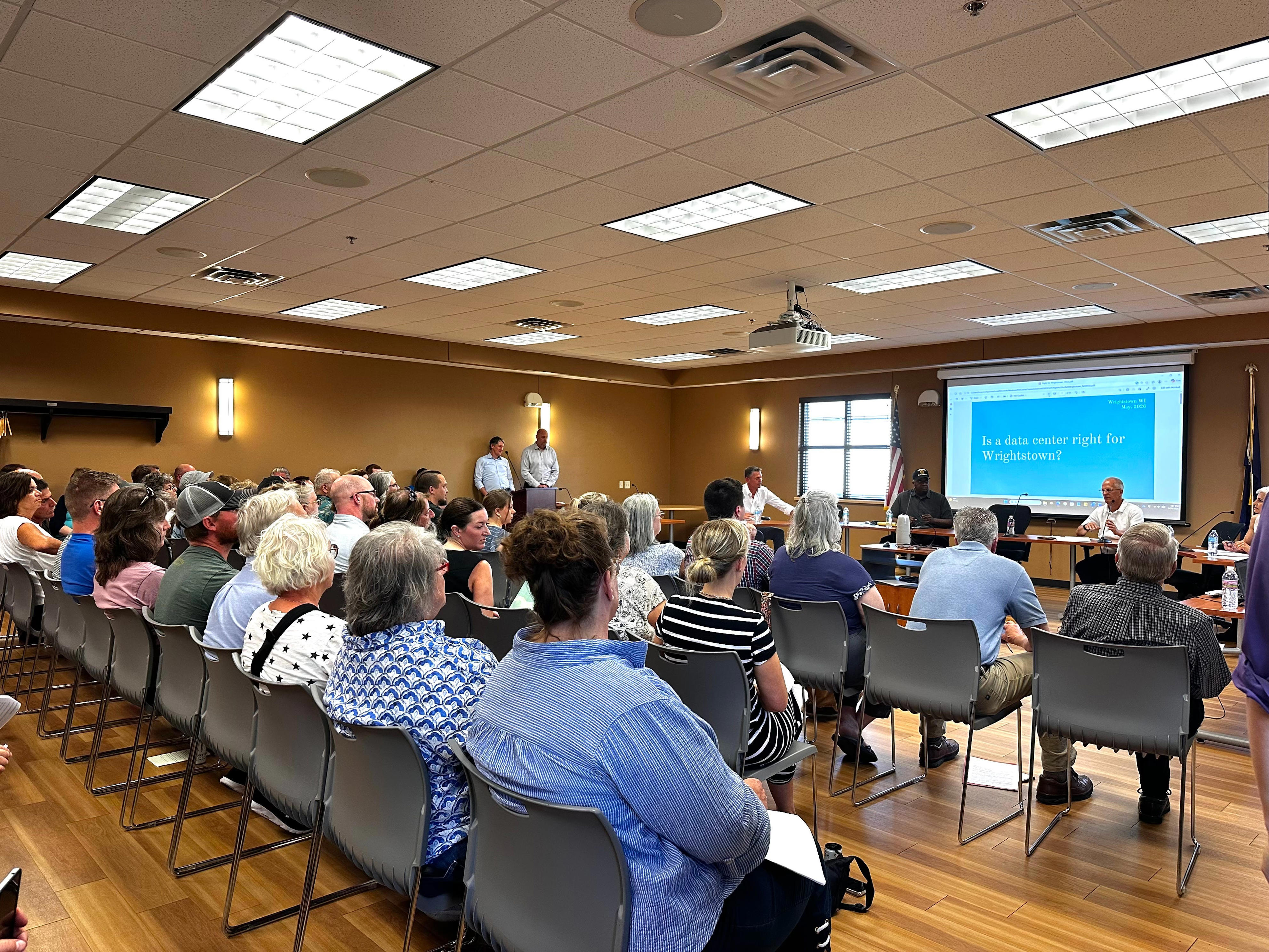 In Wrightstown, Cloverleaf Infrastructure defends AI data centers