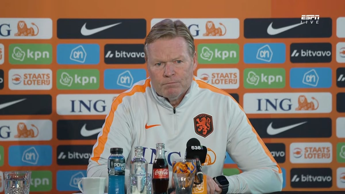 LIVE I Persconferentie Ronald Koeman voor uitzwaaiwedstrijd tegen Algerije