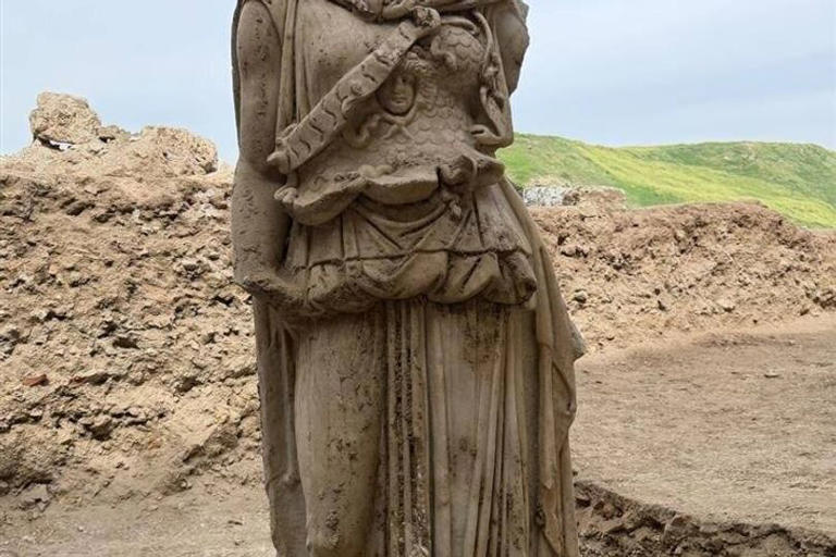 'Goddess of war' statue unearthed in ancient biblical city in ...