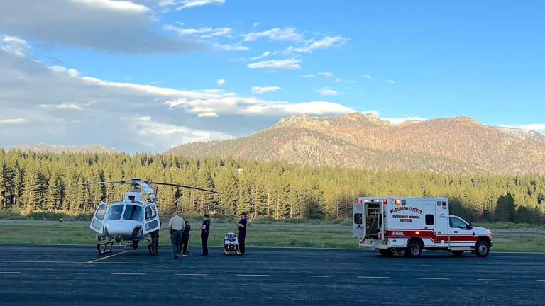 Dad and toddler rescued after mountain biking disaster
