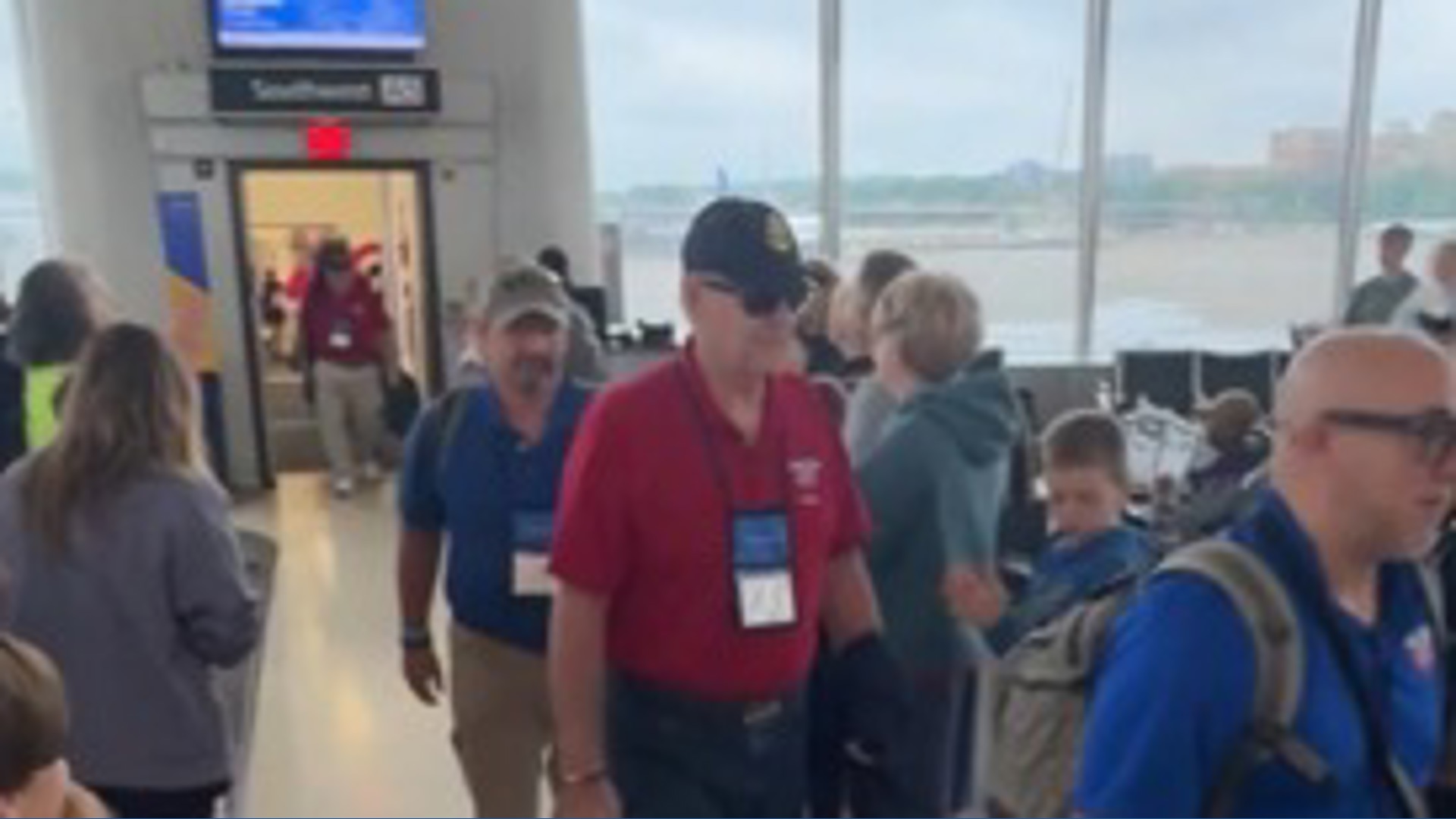 Honor Flight Columbus arrives in DC