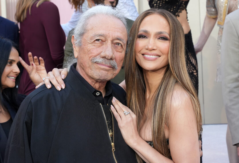 Jennifer Lopez & Edward James Olmos reunite 30 years after 'Selena'