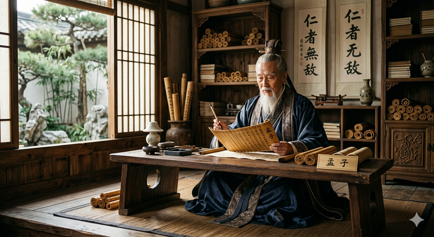 Thought of the day by Chinese philosopher Mencius: "A great man is he ...