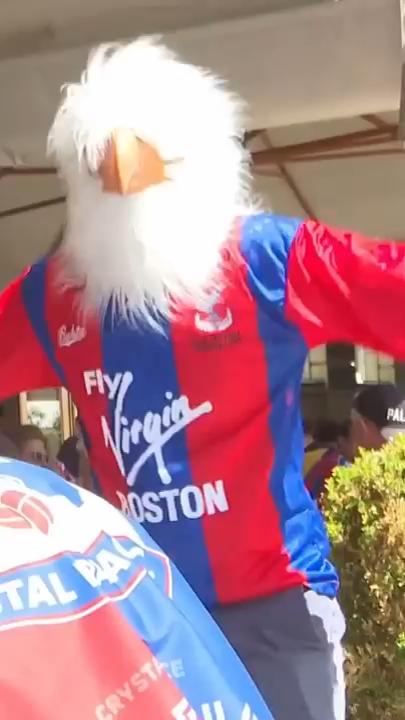 Rayo Vallecano and Crystal Palace fans prepare for ECL final in Leipzig