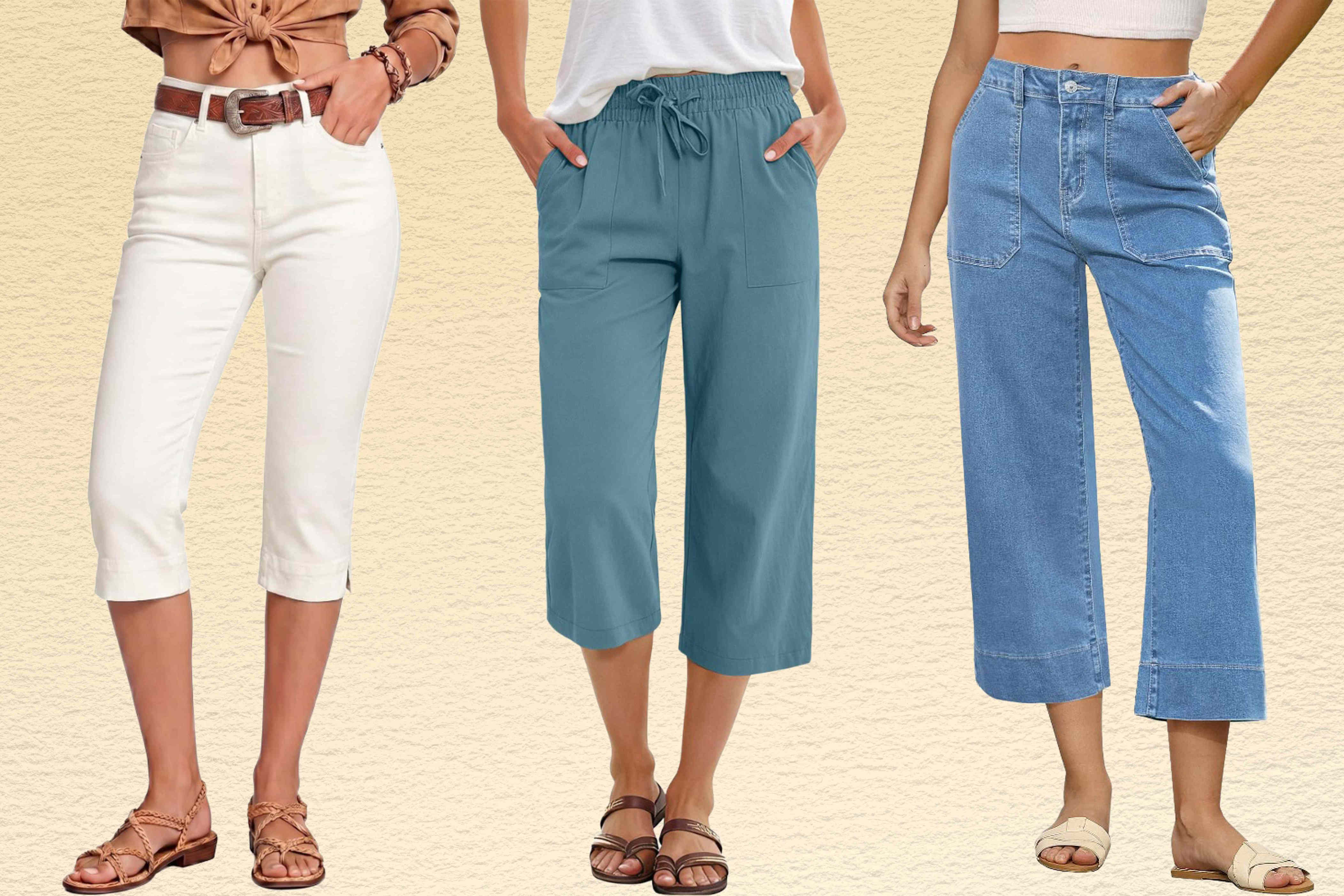 Capris are finally back in style, and we can't wait to style these 14 ...