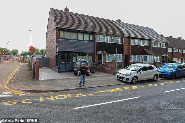 Council paints 'School keep clear' sign on street - despite there being ...