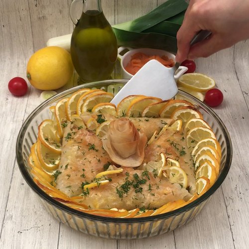 100% edible salmon packets