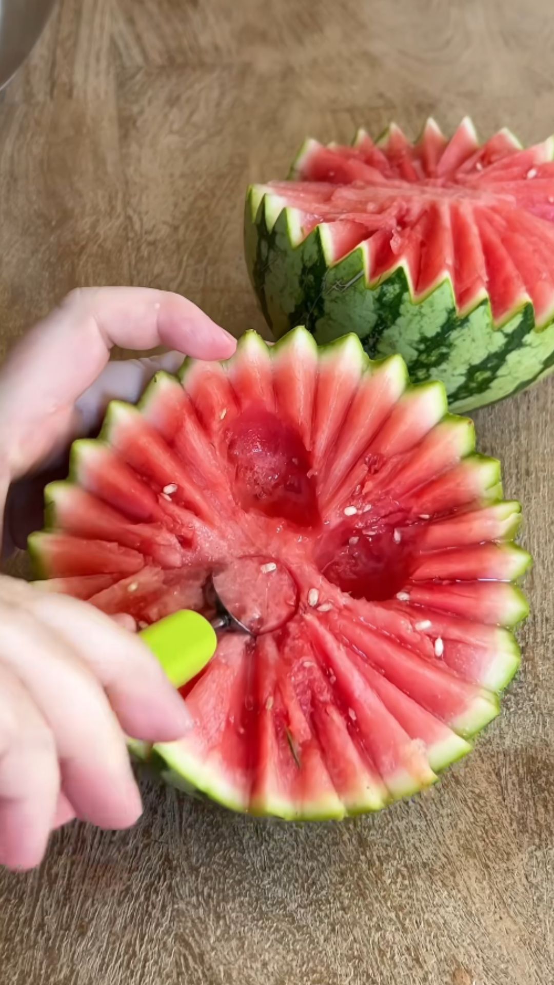 Easy watermelon salad for a healthy snack break