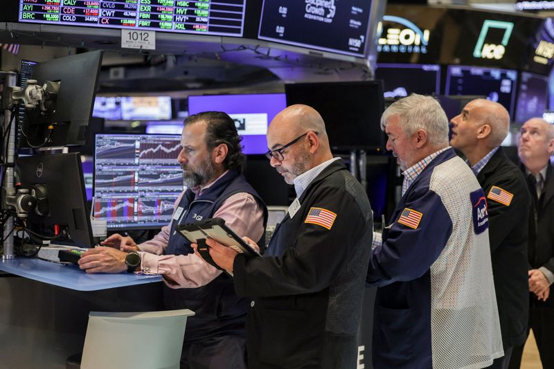 Wall Street indexes post closing record highs, AI rally pauses