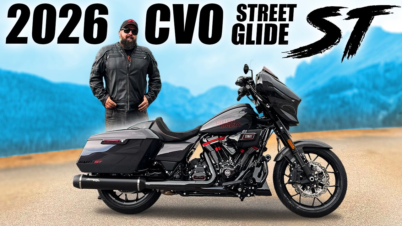 Discover the thrill of the 2026 CVO Street Glide ST