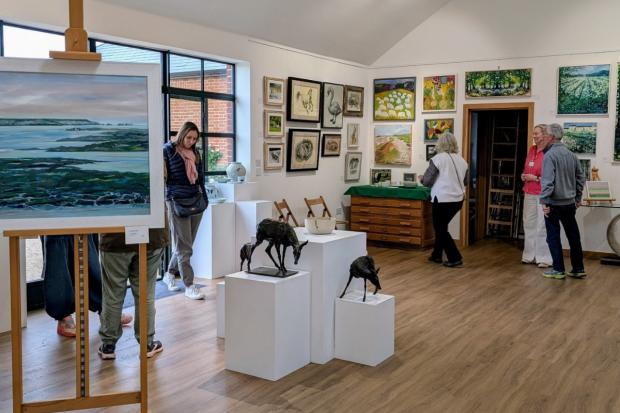 Exhibition in aid of countryside projects sees £10,000 worth of art sold