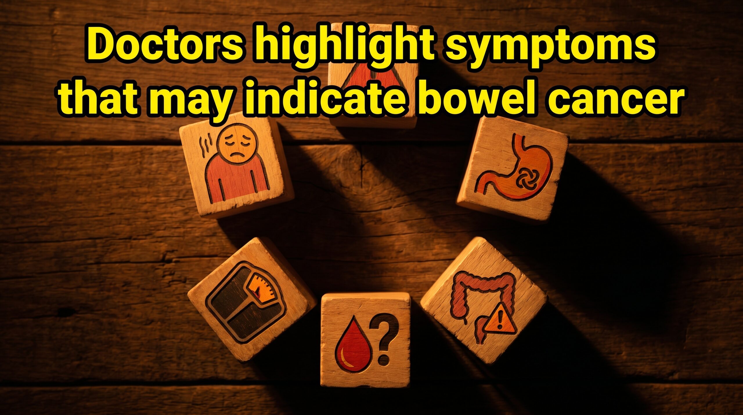 Doctors highlight symptoms that may indicate bowel cancer