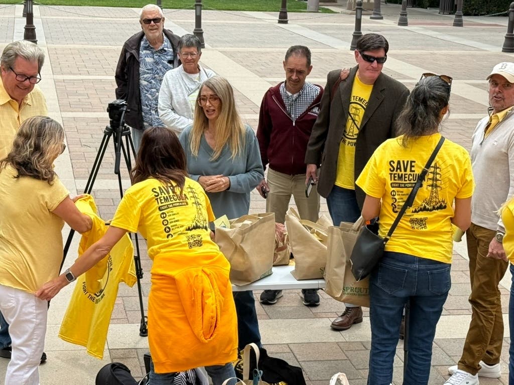 'People over powerlines:' Temecula residents voice opposition against ...