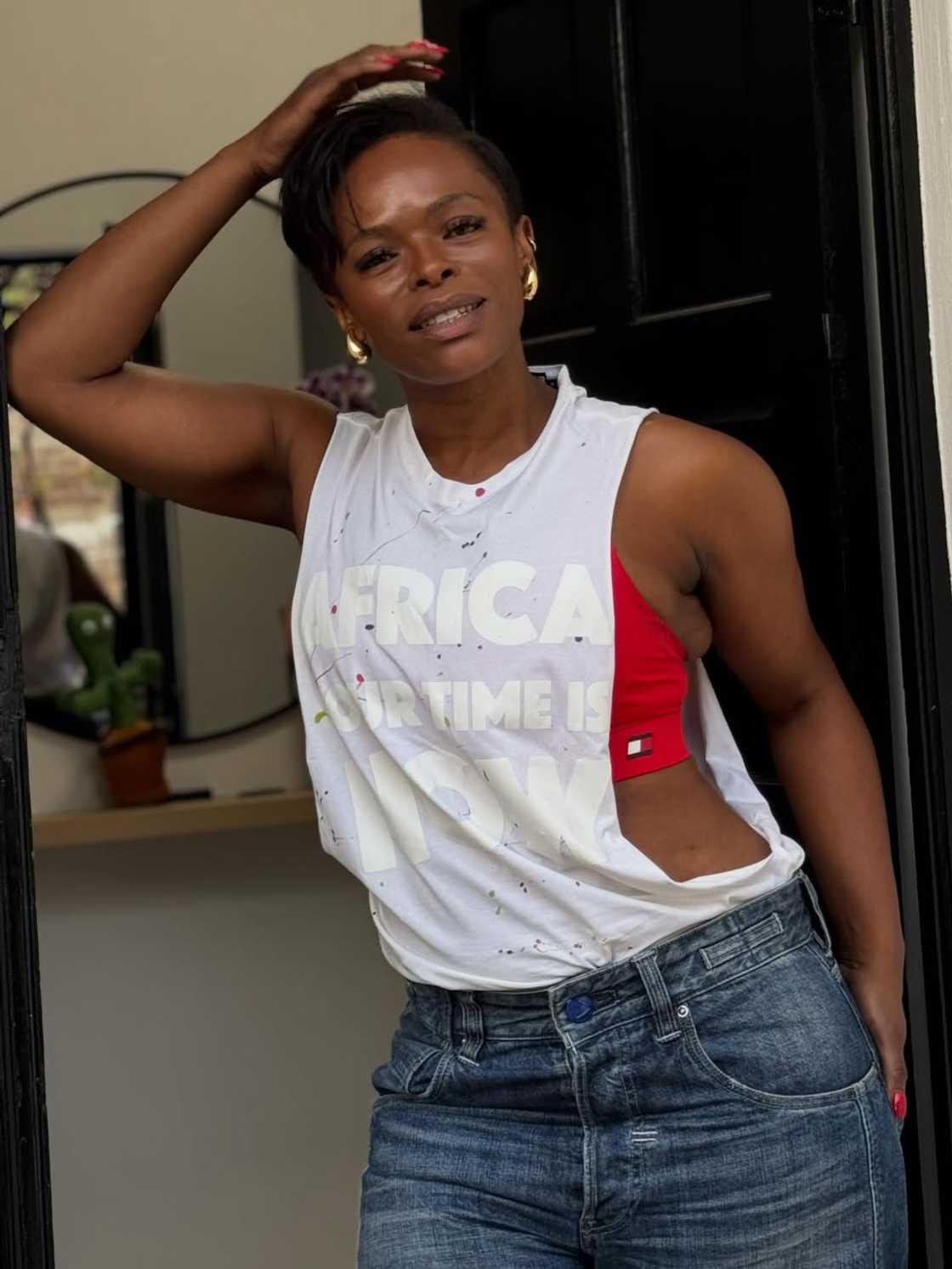 Unathi Nkayi bares it all in bold spa-inspired Instagram post: "She has ...