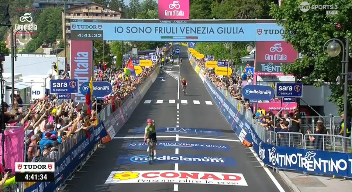 Giro d’Italia 2026, colpo di Michael Valgren in fuga! 3° Damiano Caruso ...