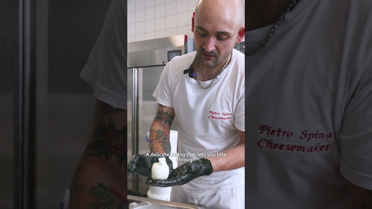 Ever wondered how the filling of the burrata is made?