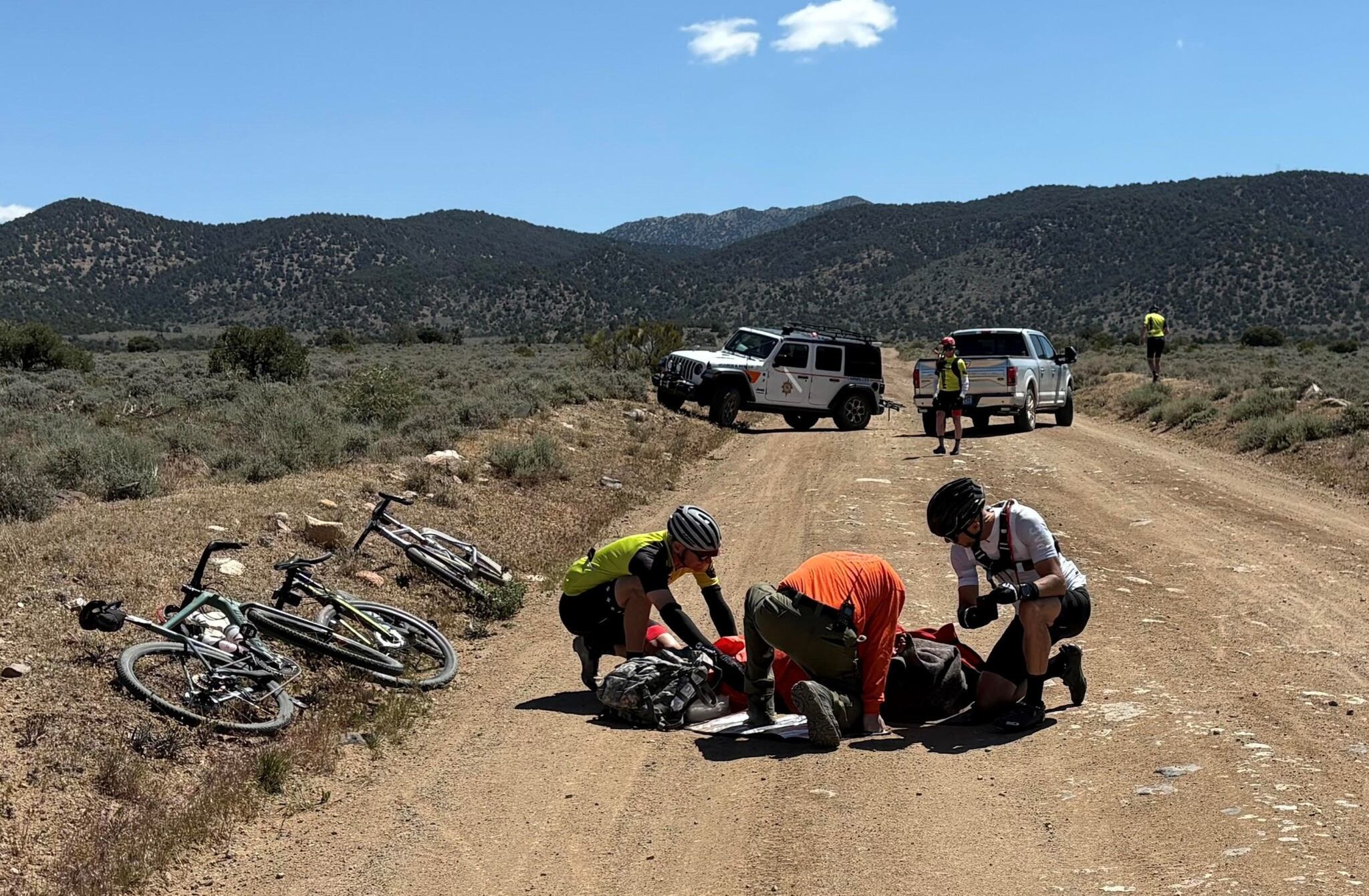 Injured cyclist rescued during Carson City race
