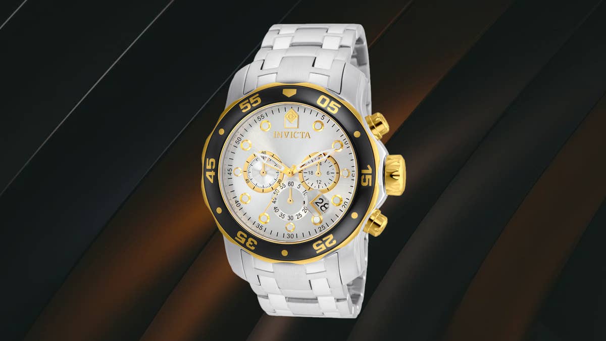 Invicta’s black bezel watch is 87% off