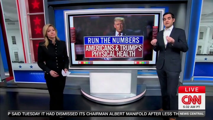 CNN data guru reveals concern about Trump’s health just hit critical ...