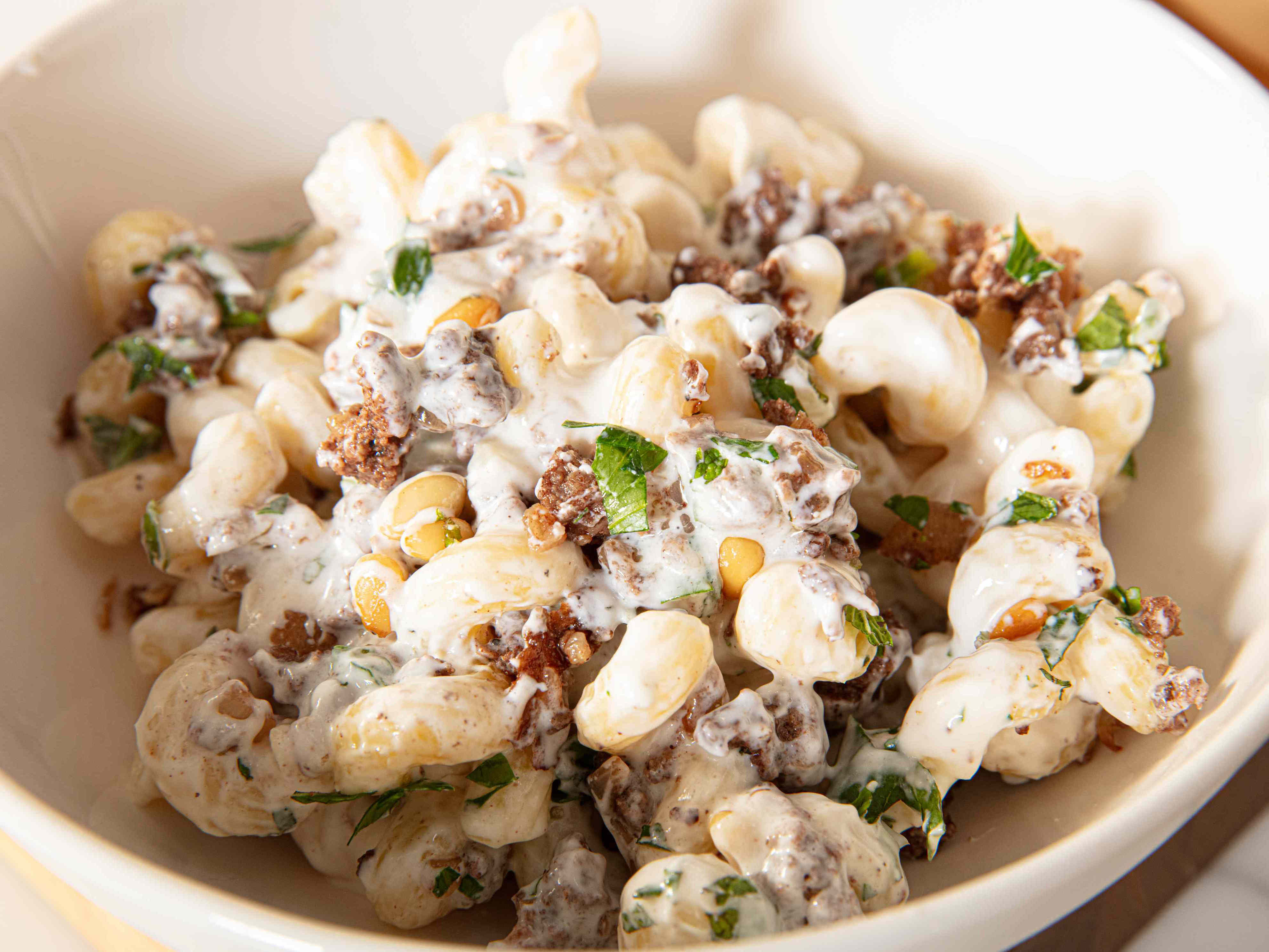 Meet the easy, creamy no-cook pasta sauce I make all summer long