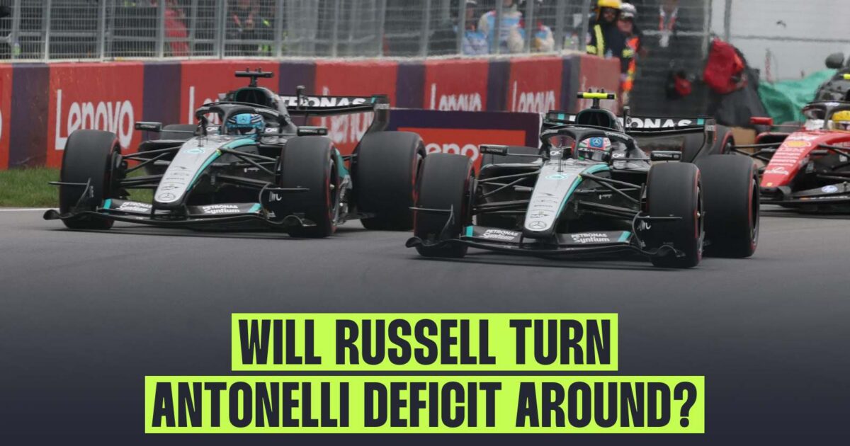 George Russell faces a 43-point deficit to Kimi Antonelli. Will he turn ...